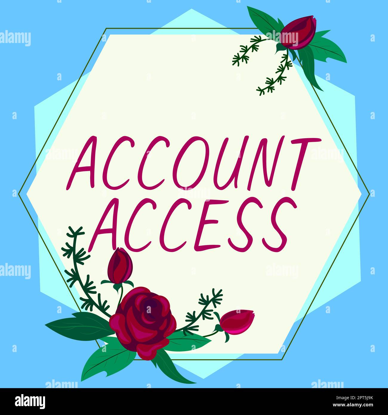 Conceptual caption Account Access, Concept meaning full privilege for ...