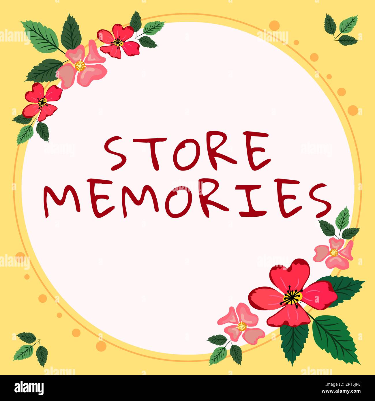 Hand Writing Sign Store Memories Business Overview A Process Of Inputting And Storing Data