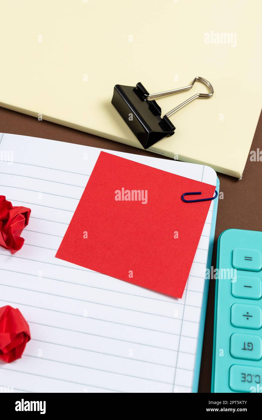 Multiple Assorted Collection Office Stationery Photo Placed Over Table ...