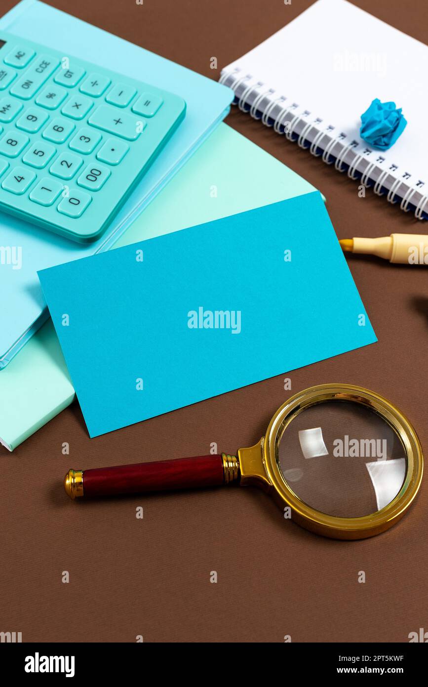 Multiple Assorted Collection Office Stationery Photo Placed Over Table ...