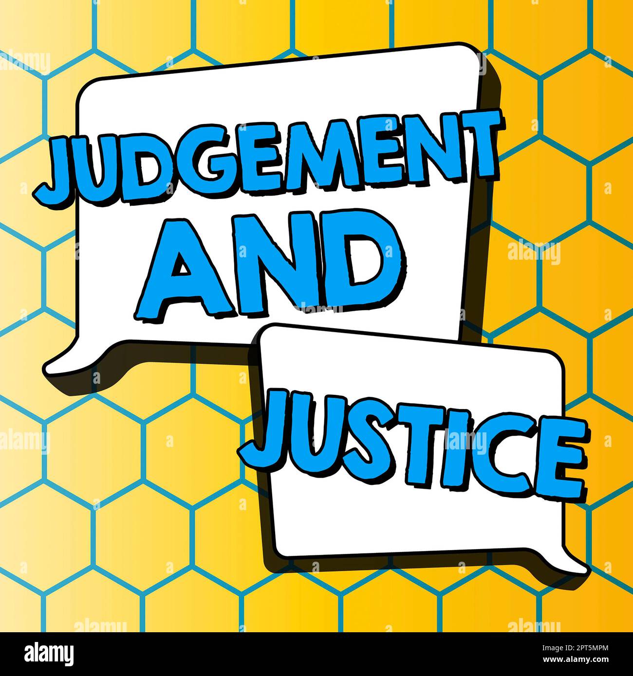 Text sign showing Judgement And Justice, Concept meaning law court ...