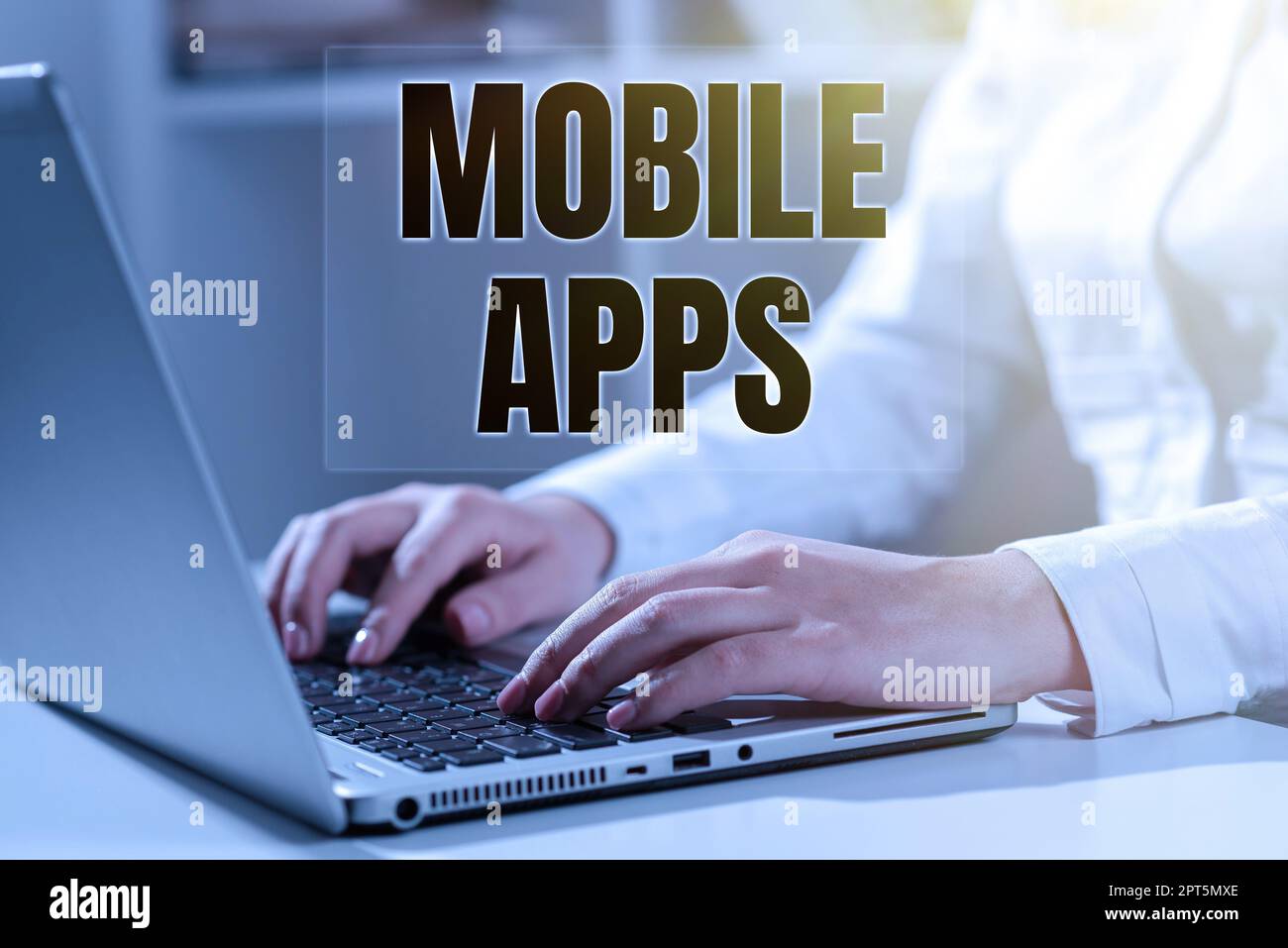 Text showing inspiration Mobile Apps, Business approach a software application designed to run ...