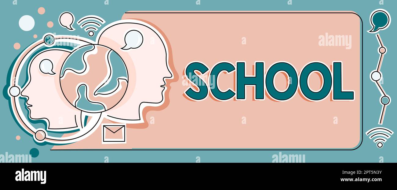 Inspiration showing sign School, Internet Concept designed to provide ...