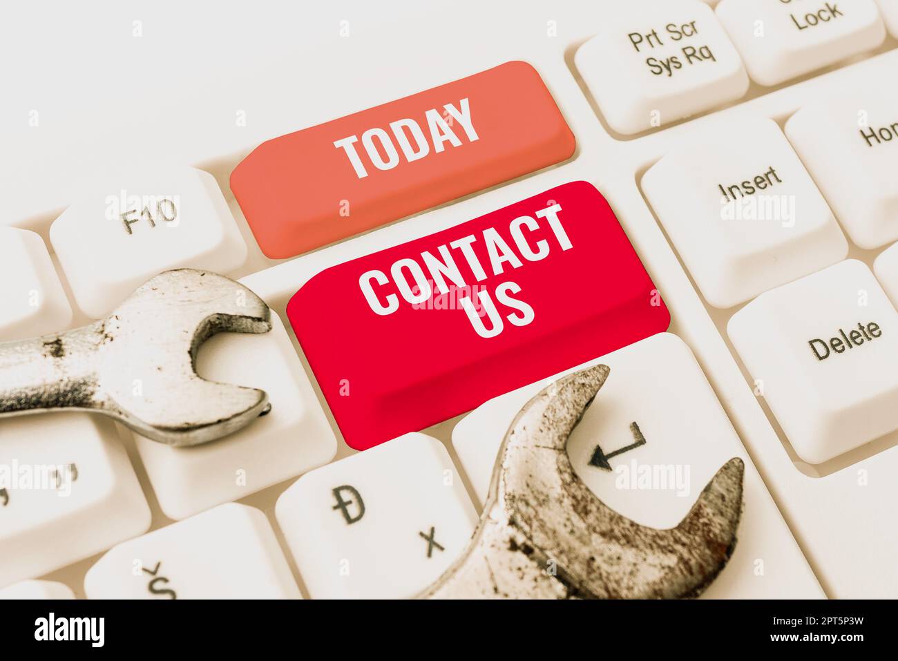 Conceptual caption Contact Us, Word for Group of person that rendering ...