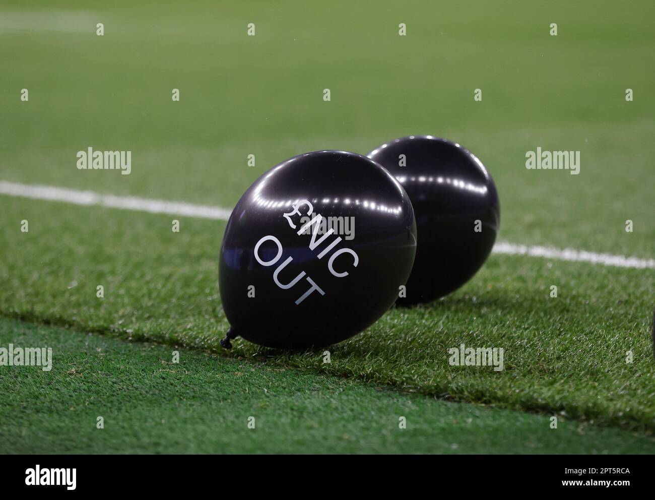 Football stadium balloons hi-res stock photography and images - Alamy