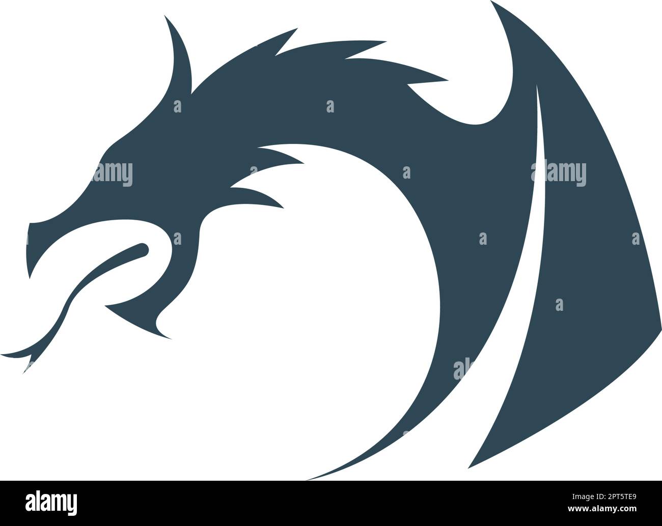 Dragon logo icon design illustration Stock Vector Image & Art - Alamy