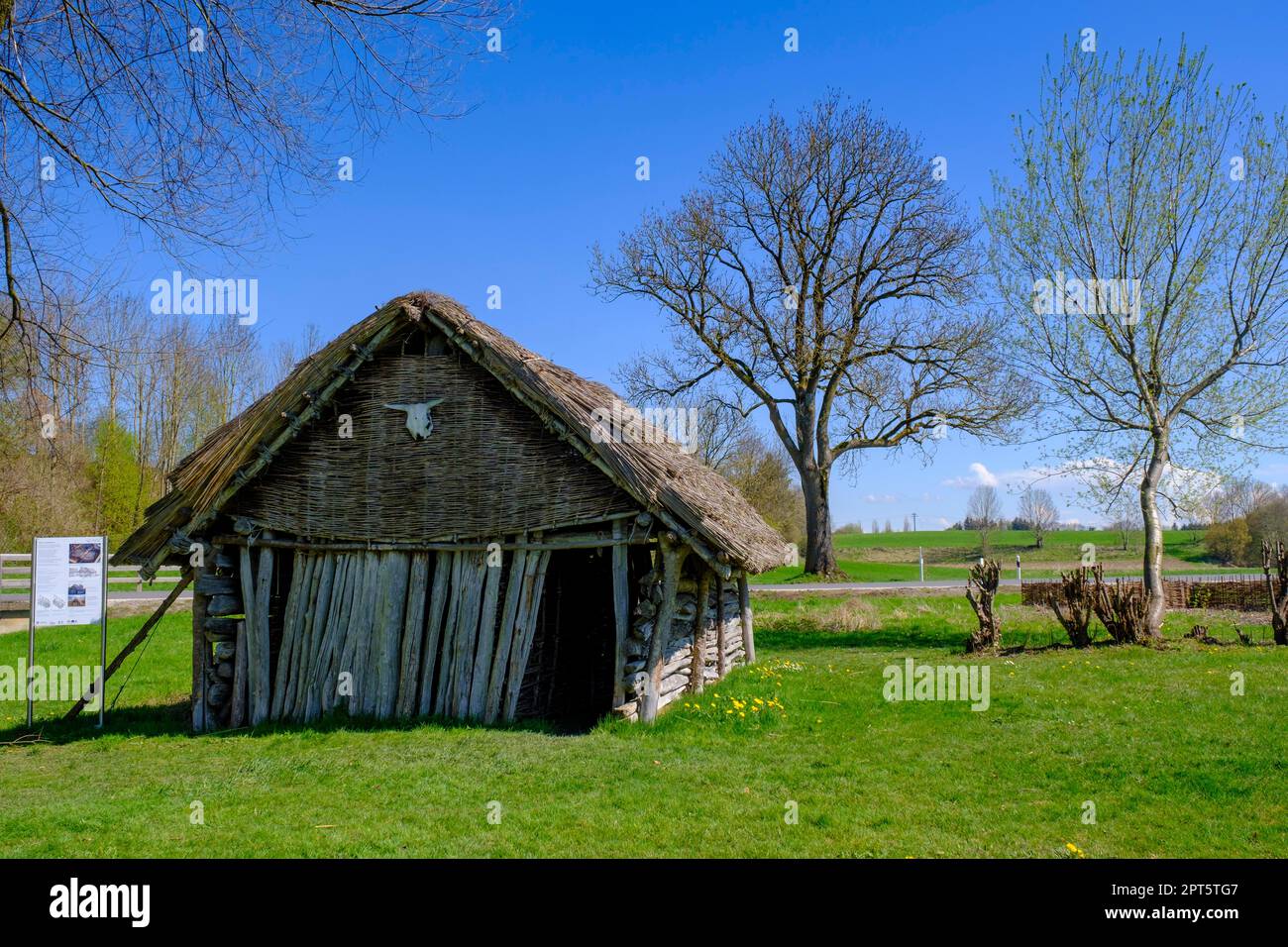 Stone Age Village Pestenacker, Prehistoric Settlement Pestenacker near ...