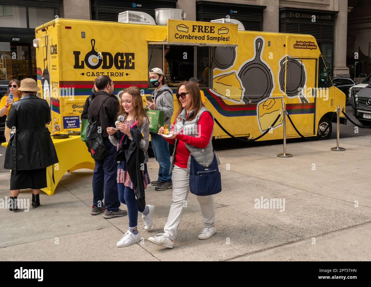 A branded truck promoting Lodge brand cast iron cooking pans in the ...