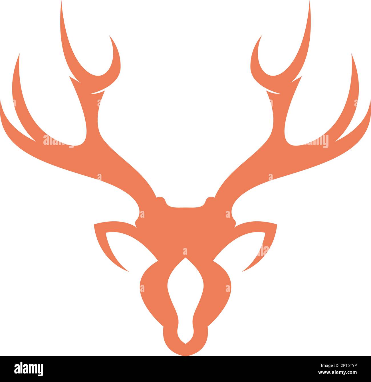 Deer logo icon design Stock Vector Image & Art - Alamy