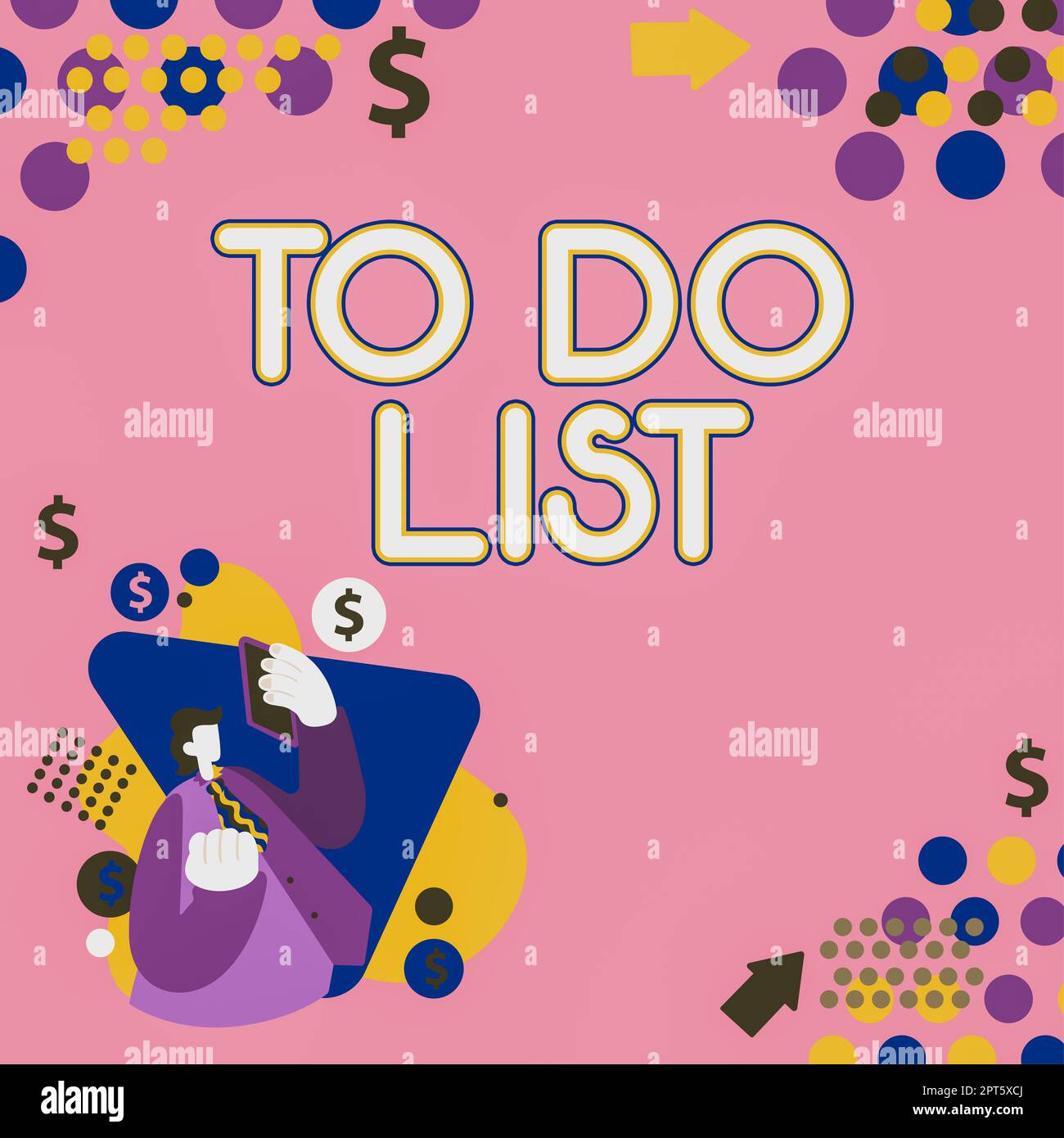 Writing displaying text To Do List, Business approach A structure that ...