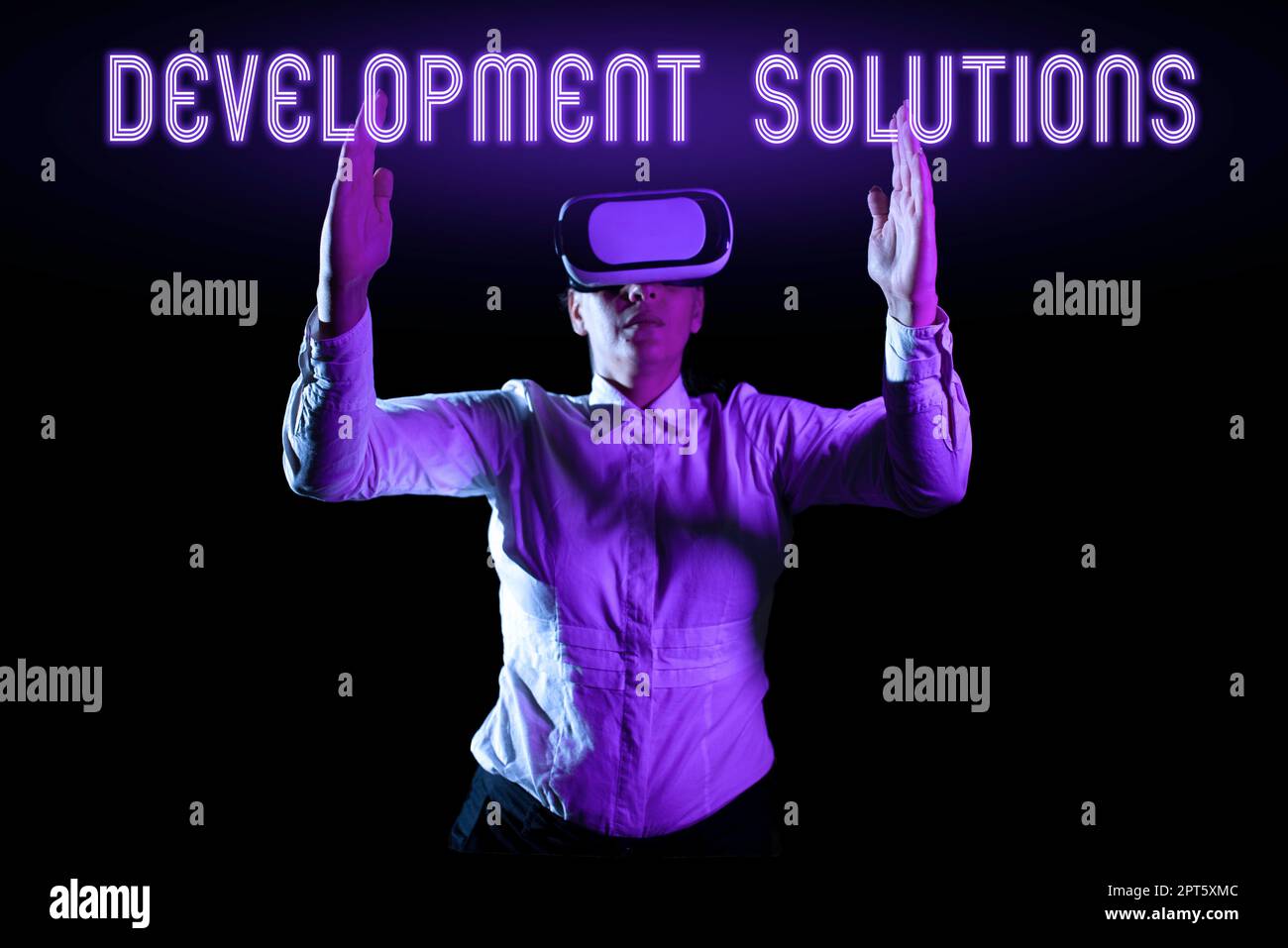 Writing displaying text Development Solutions, Word Written on Efficient Planning based on the ...