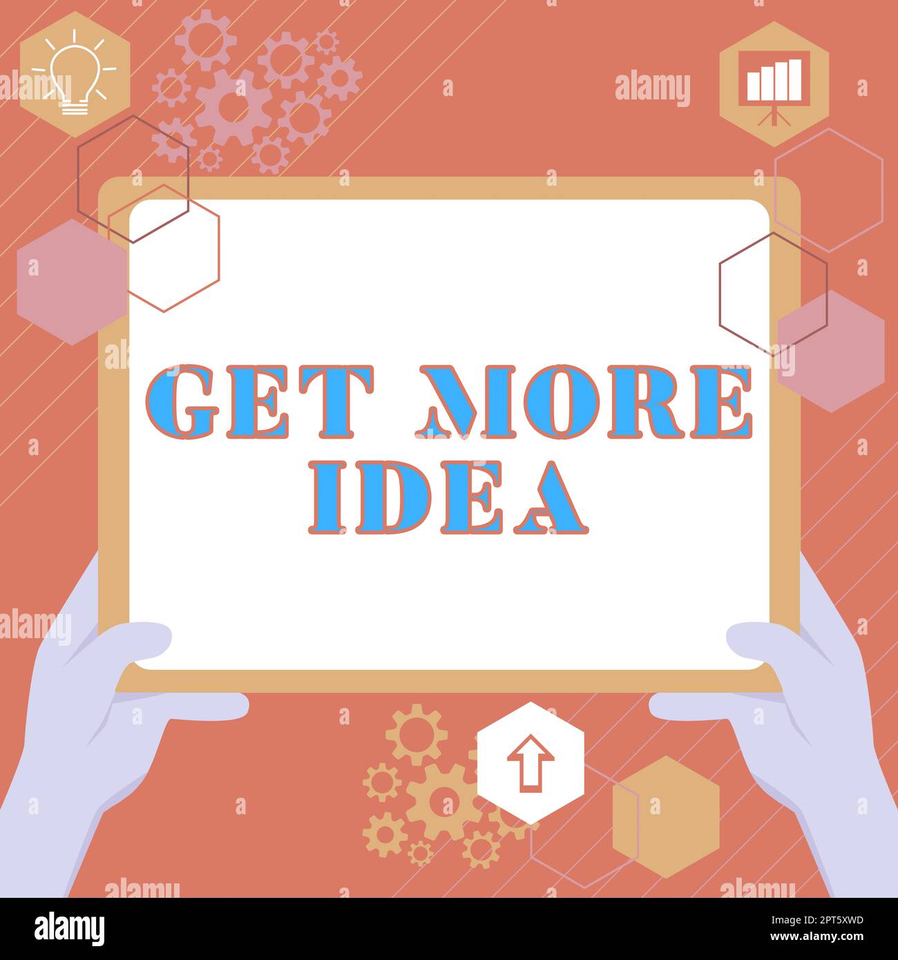 Conceptual display Get More Idea, Business concept Random Input Mind ...