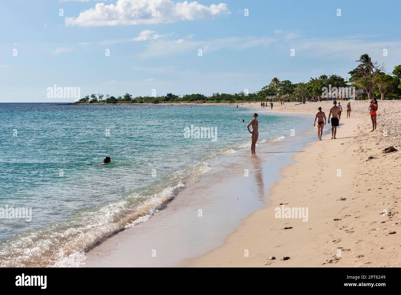 Beach, Playa Ancon, Trinidad, Cuba Stock Photo - Alamy