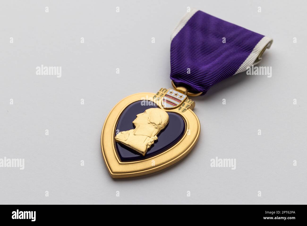 Purple Heart Miltary Merit Medal Stock Photo - Alamy