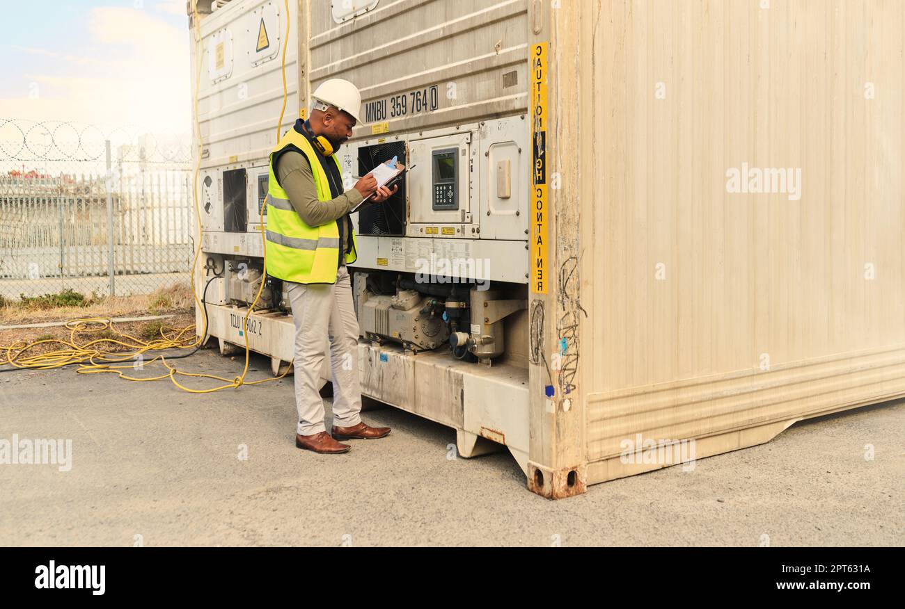Container inspection checklist hi-res stock photography and images - Alamy