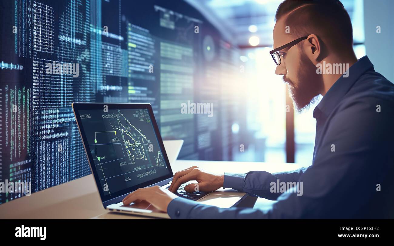 Program code screen hi-res stock photography and images - Alamy