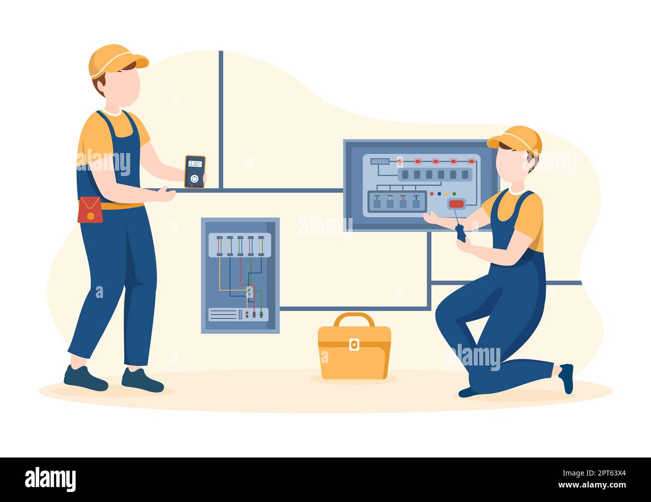 Lighting and Electricity Energy Maintenance Service Panel Cabinet of ...