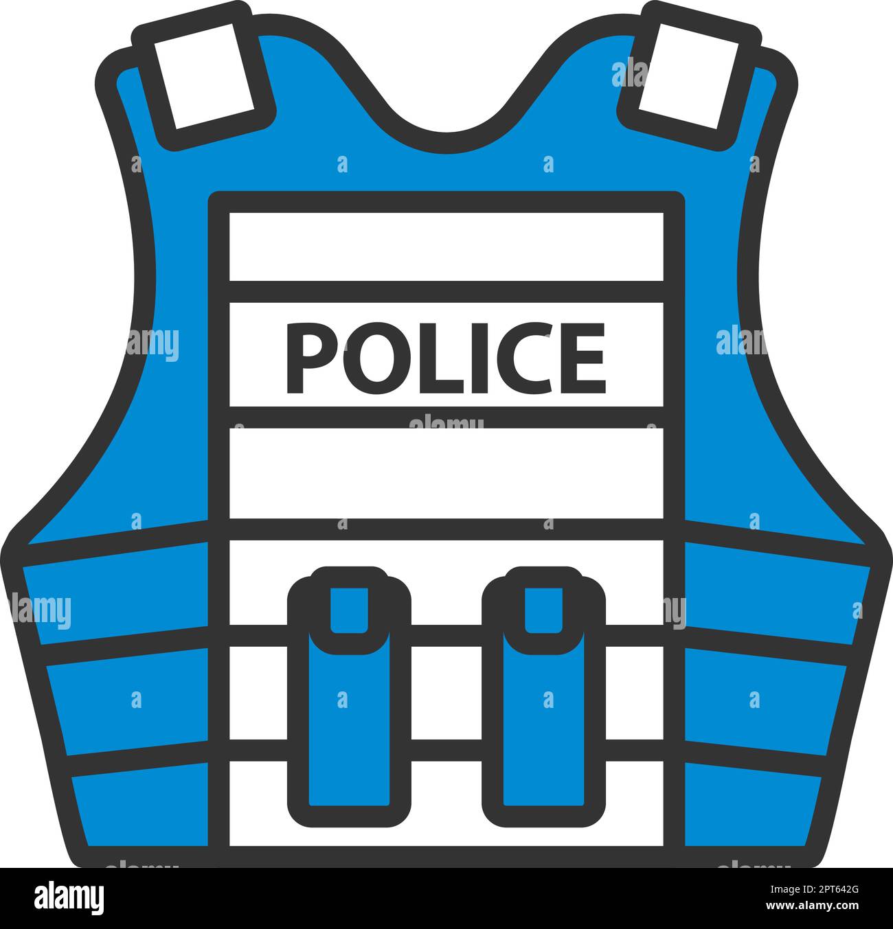 Armor vest icon outline hi-res stock photography and images - Alamy