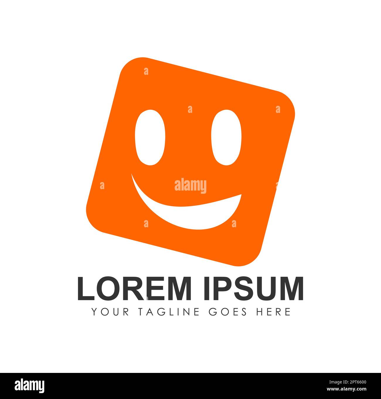 Smile Emoticon Box Logo Vector Icon Stock Vector Image & Art - Alamy