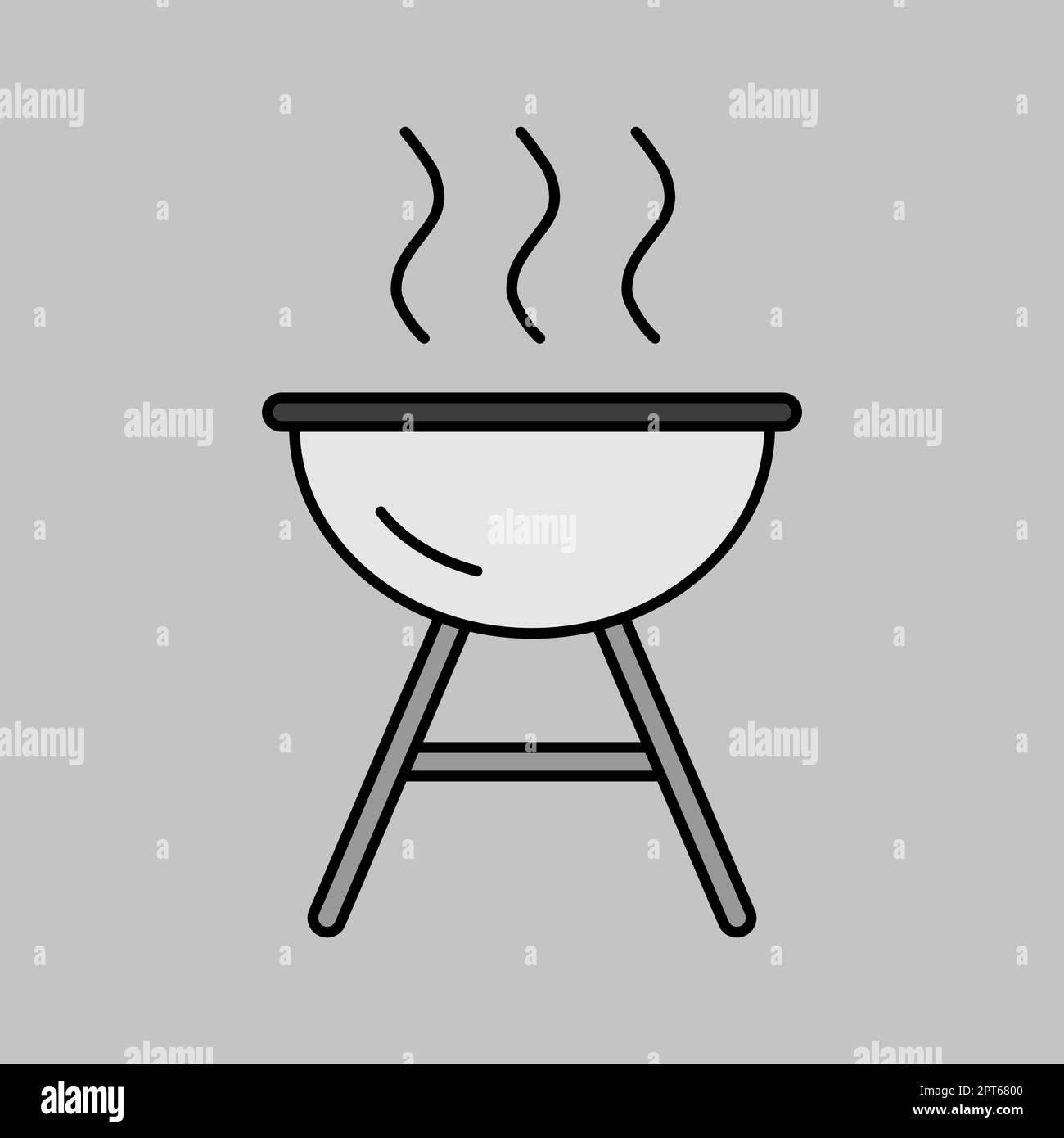 Bbq food grill summer Black and White Stock Photos & Images - Alamy