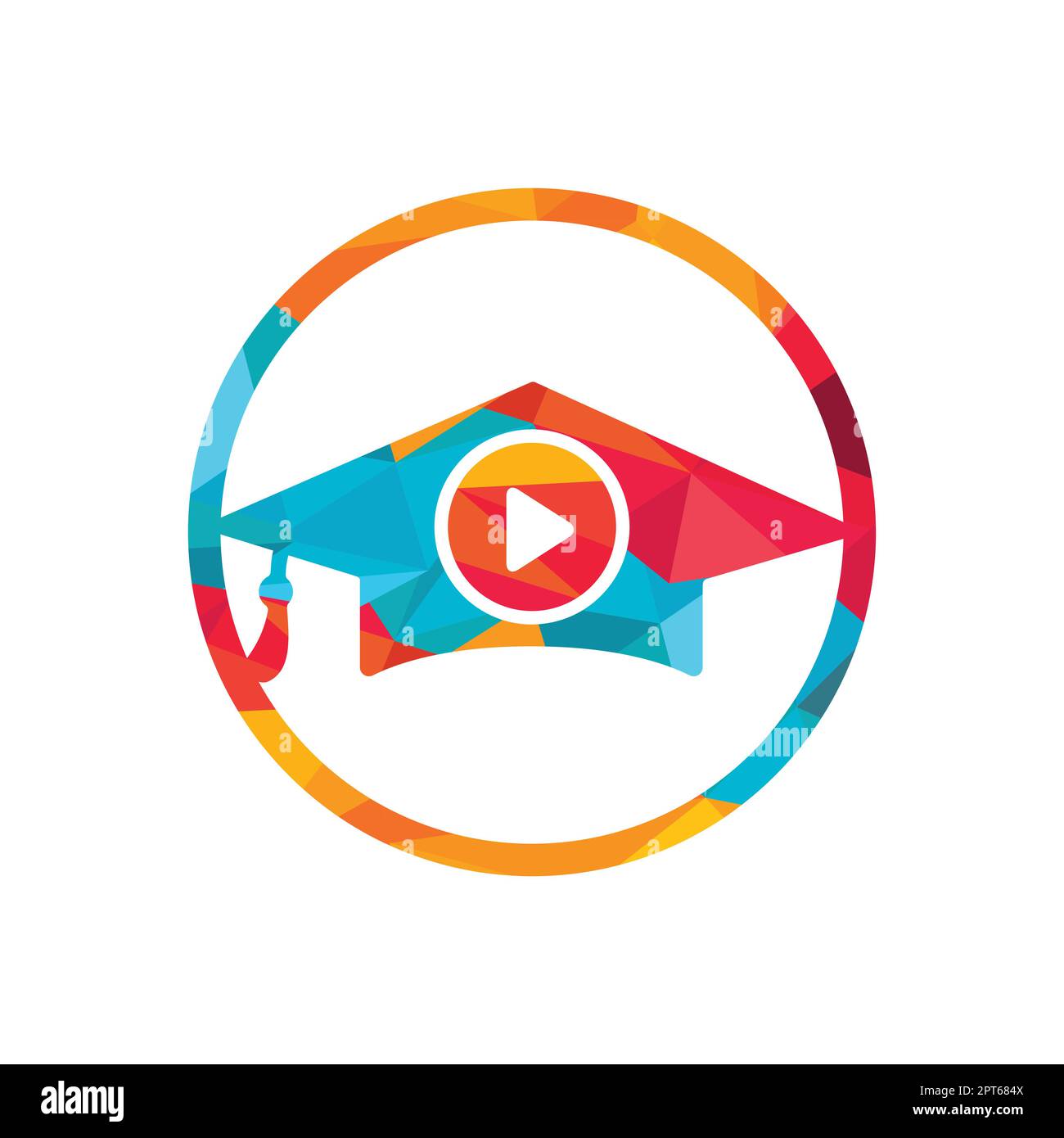Video learning education vector logo design template. Media education ...