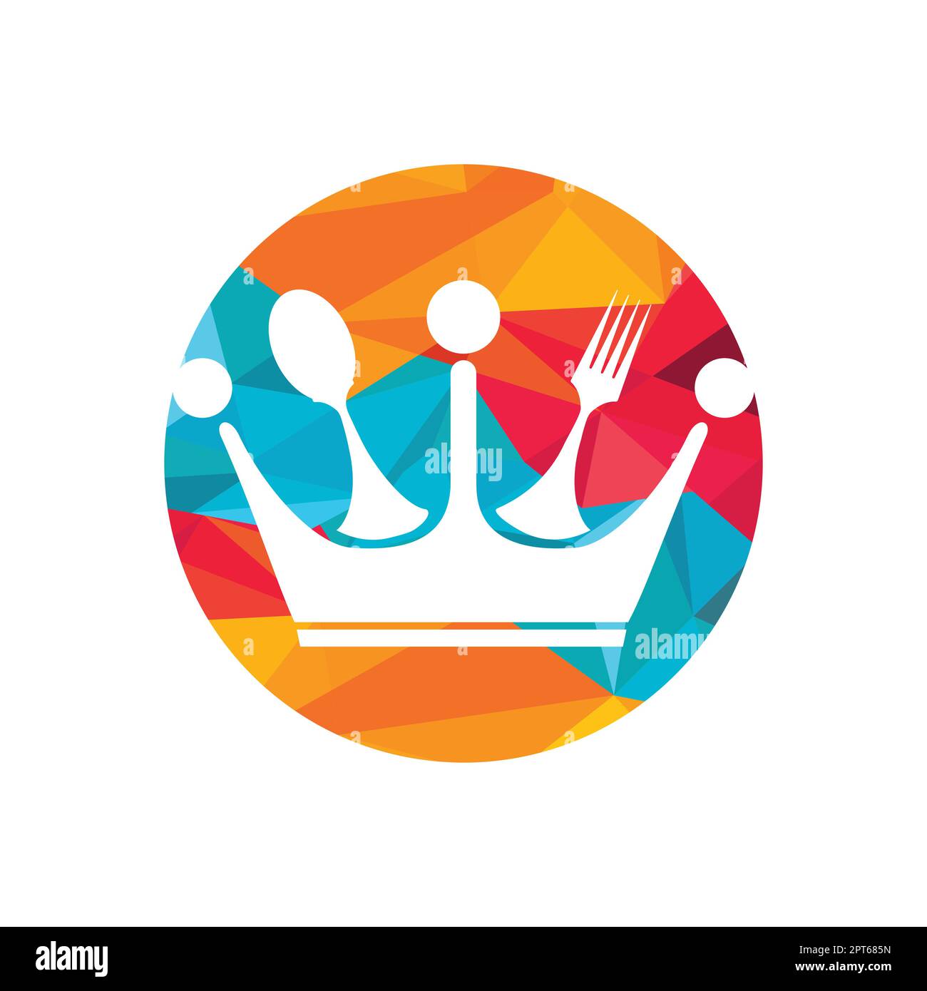 Food kingdom vector logo design. Royal food logo concept Stock Vector ...