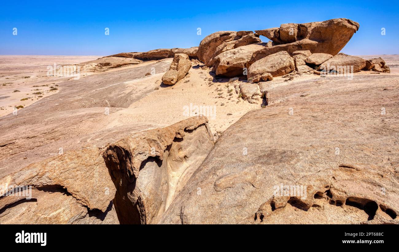 Bird Feather Mountain, Granite Rocks, Namib Naukluft Park, Namibia ...