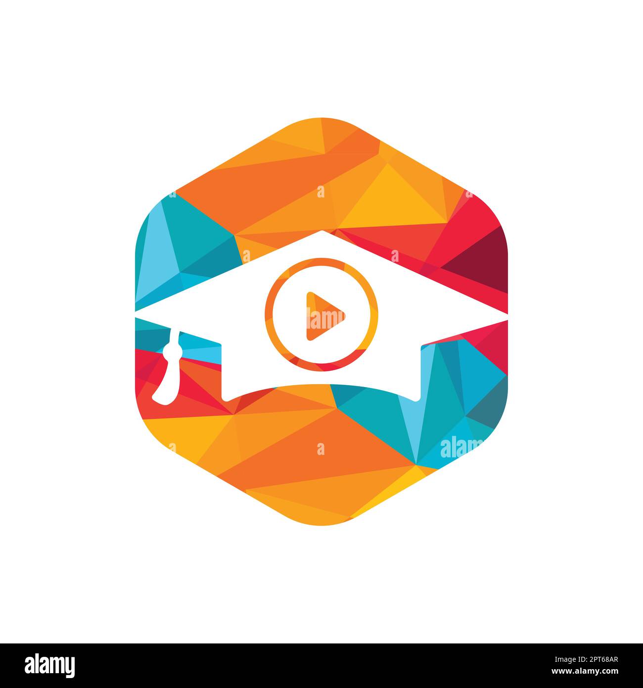 Video learning education vector logo design template. Media education ...
