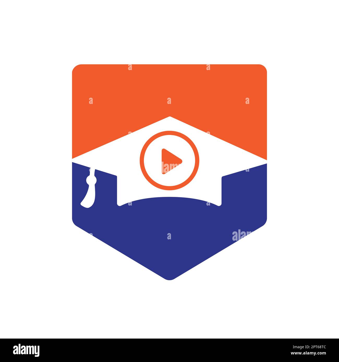 Video learning education vector logo design template. Media education ...