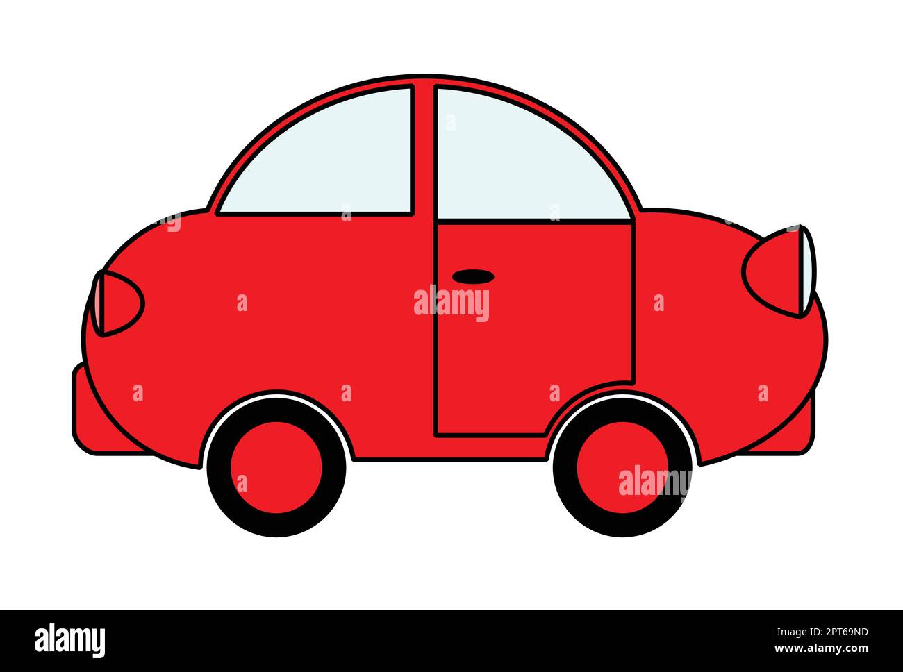 Cartoon Red Car Stock Vector Image And Art Alamy 