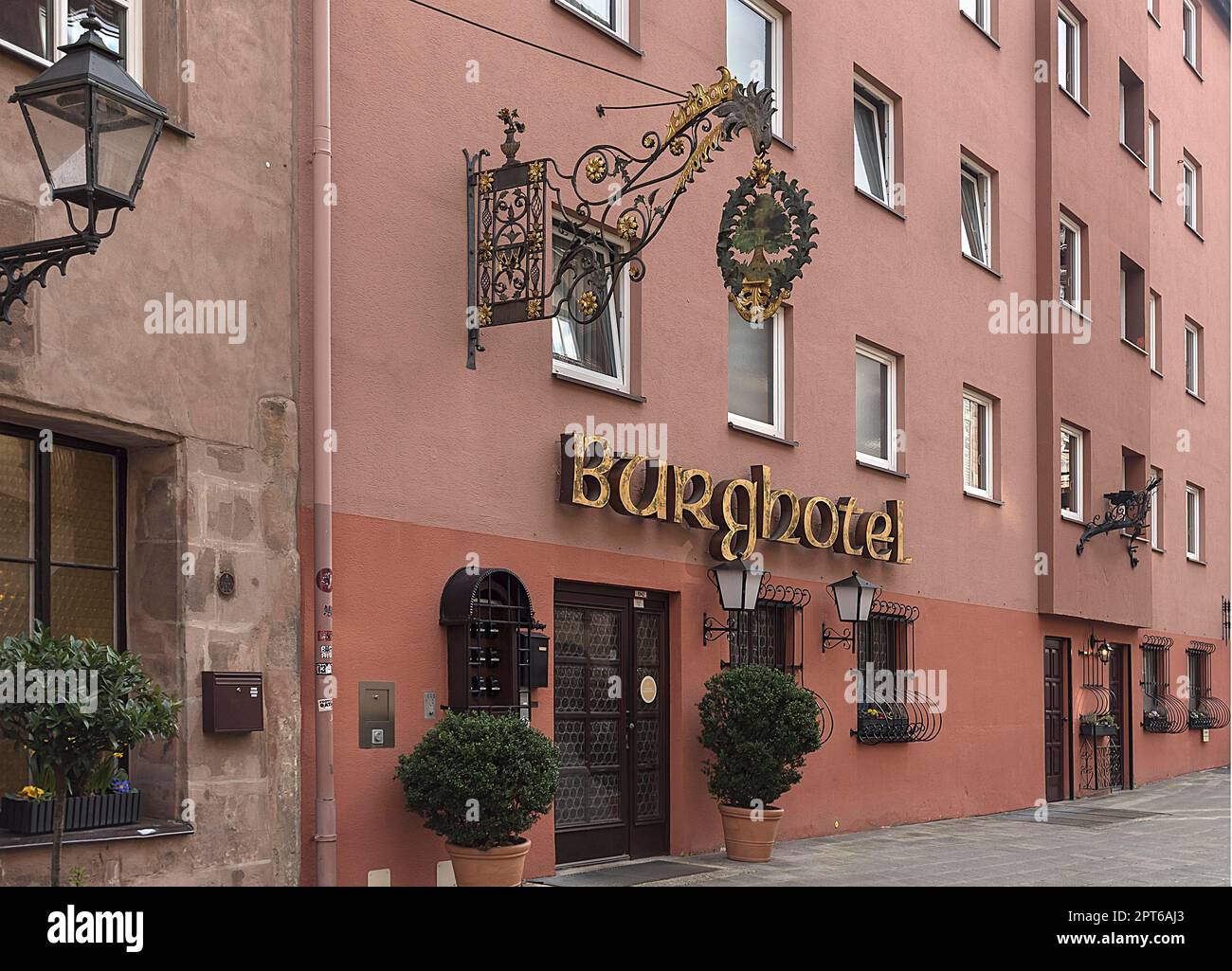 Historical nose sign from the Burghotel, Lammsgasse 3, Nuremberg ...