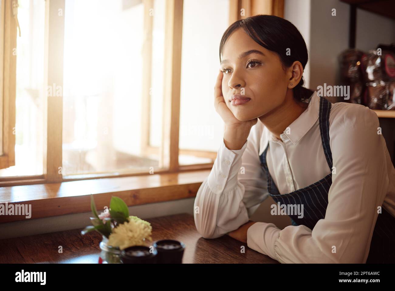 Waitress tired hi-res stock photography and images - Alamy