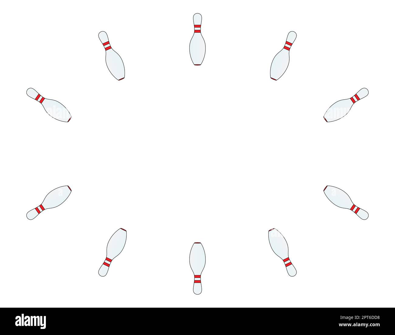 Ten Pin Oval Background Stock Vector Image & Art - Alamy