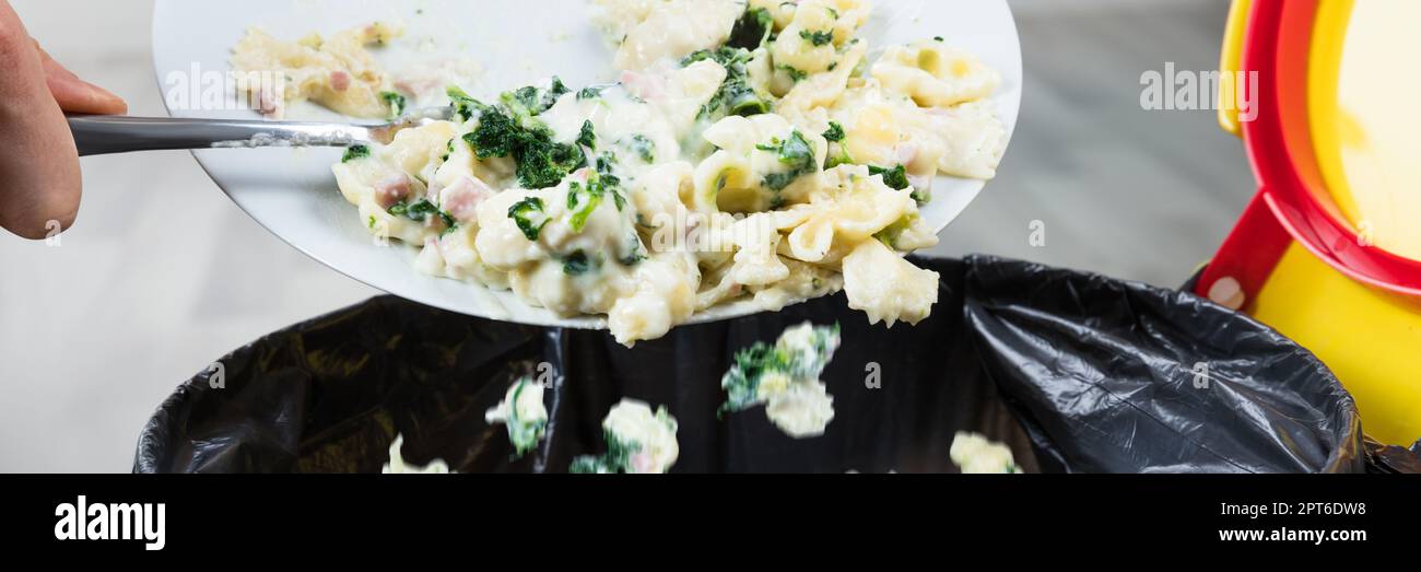 Food waste home leftover hi-res stock photography and images - Alamy