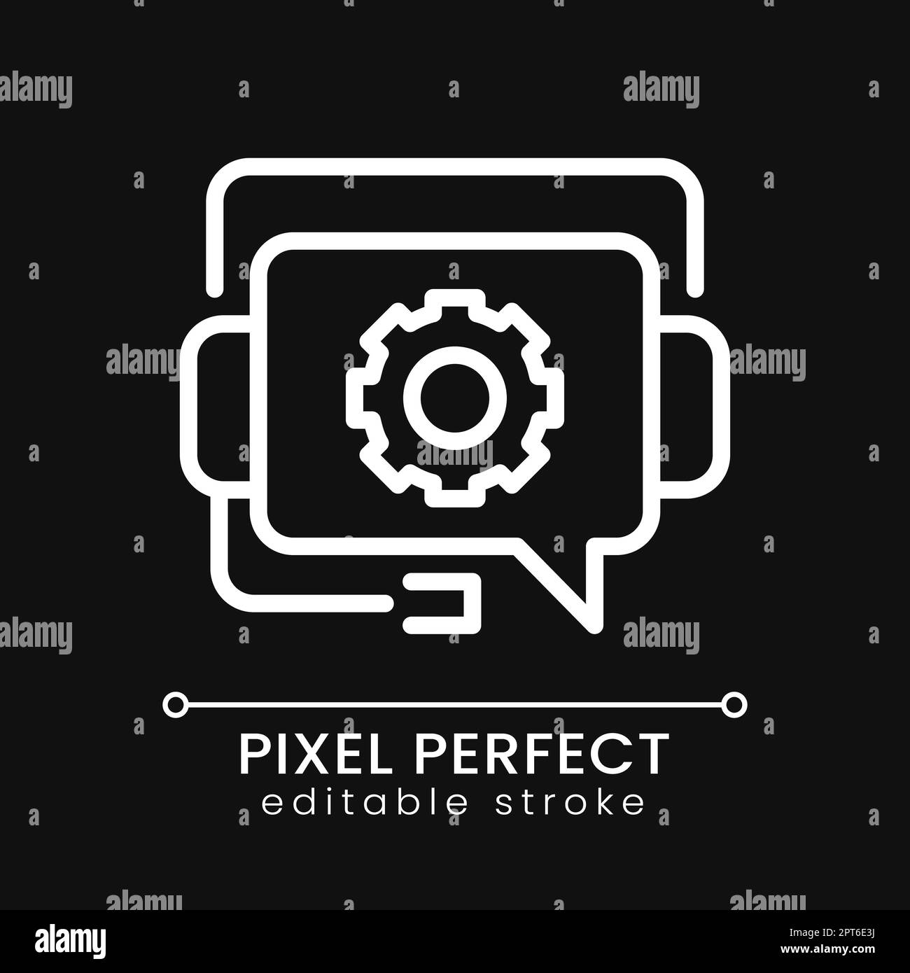 Customers chat icon hi-res stock photography and images - Alamy