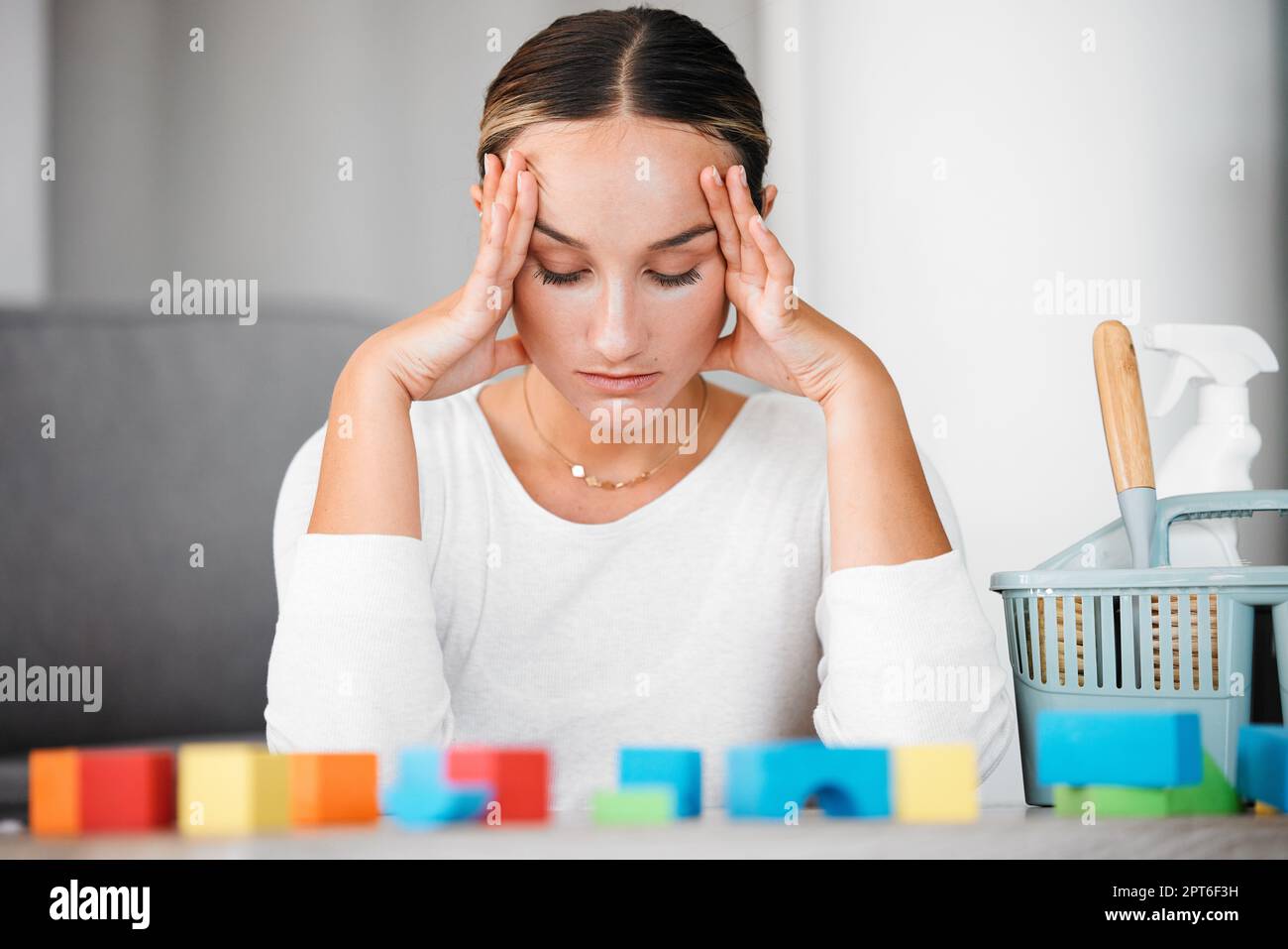 Angry mother cleaning hi-res stock photography and images - Alamy