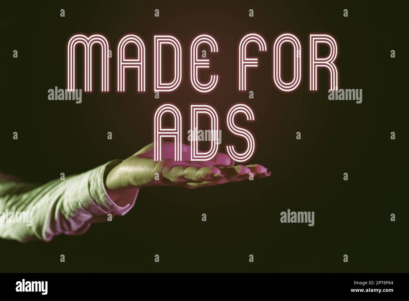 Sign displaying Made For Ads, Business idea Marketing strategies ...