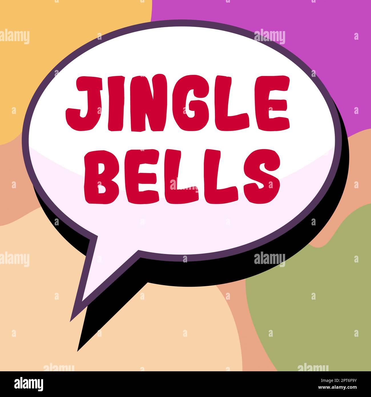 Conceptual display Jingle Bells, Word Written on Most famous ...