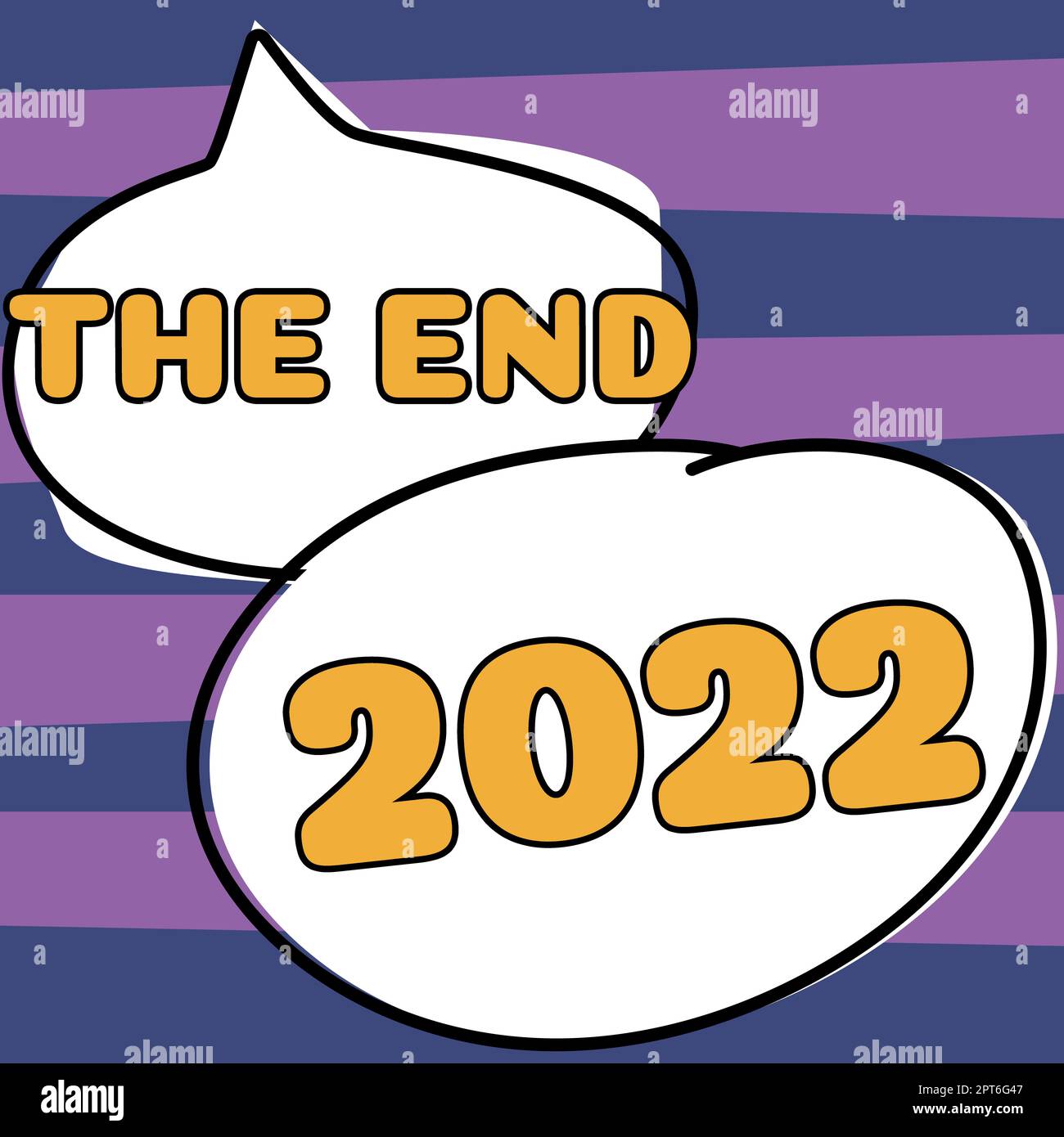 Inspiration showing sign The End 2022, Concept meaning Happy new year ...