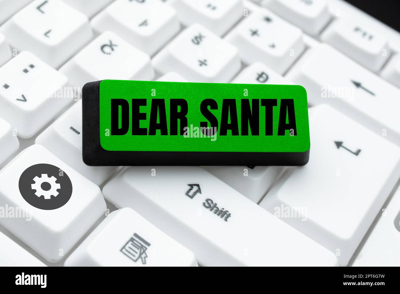 Handwriting text Dear Santa, Conceptual photo letter intended for Santa ...