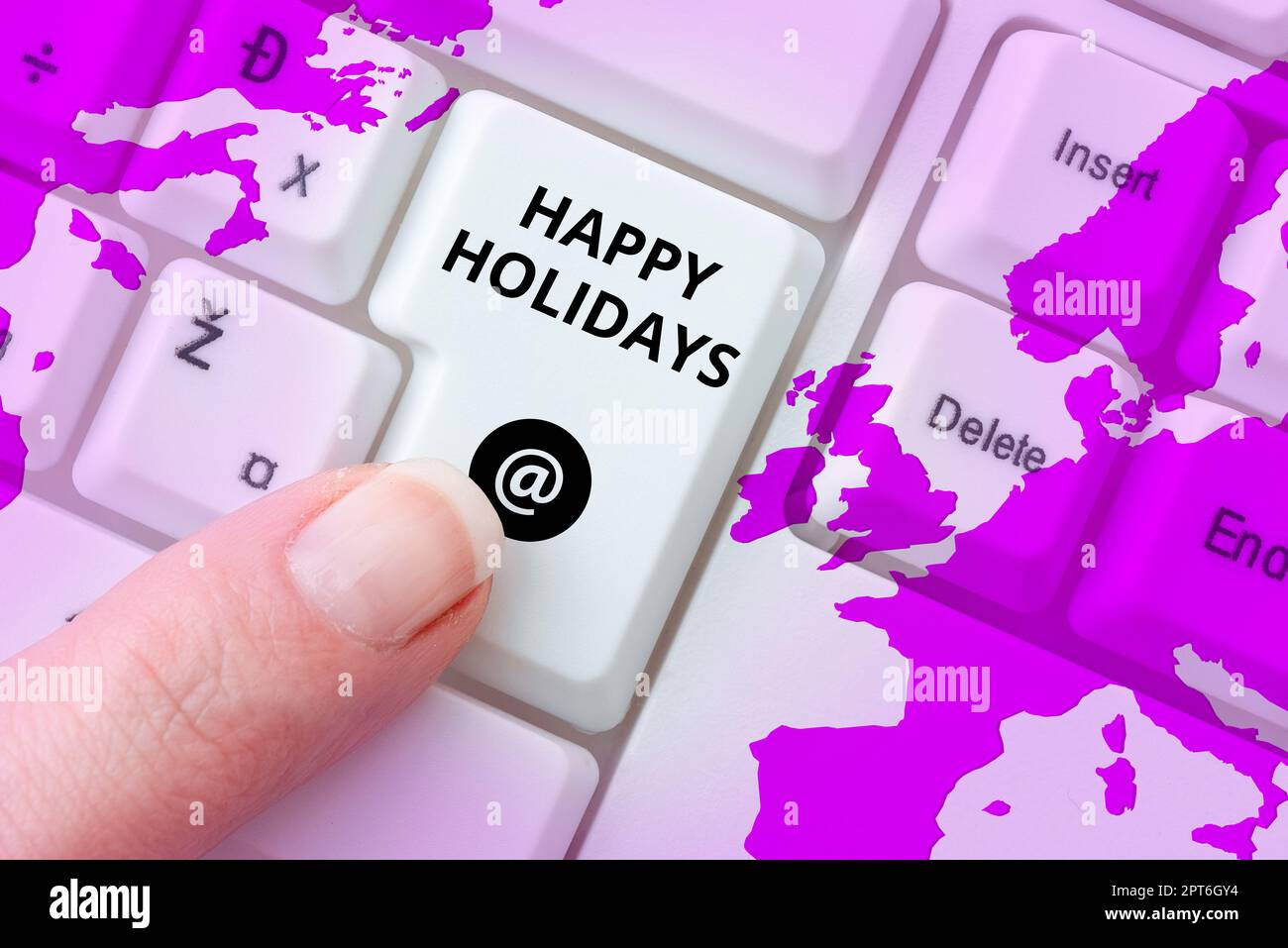 Hand writing sign Happy Holidays, Conceptual photo greeting used to ...