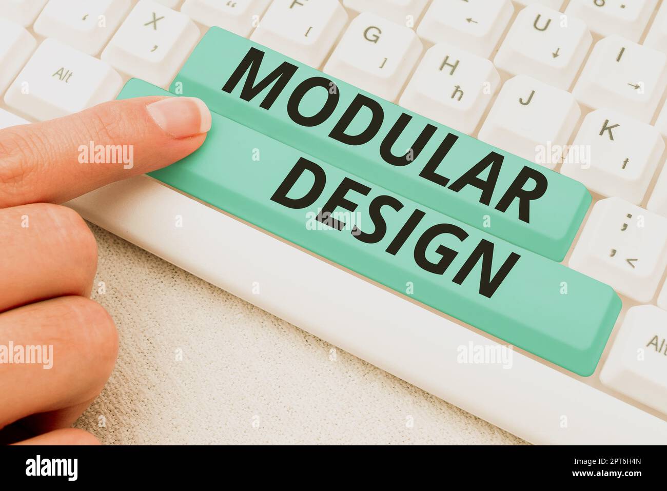 Sign displaying Modular Design, Internet Concept Using technology as a ...