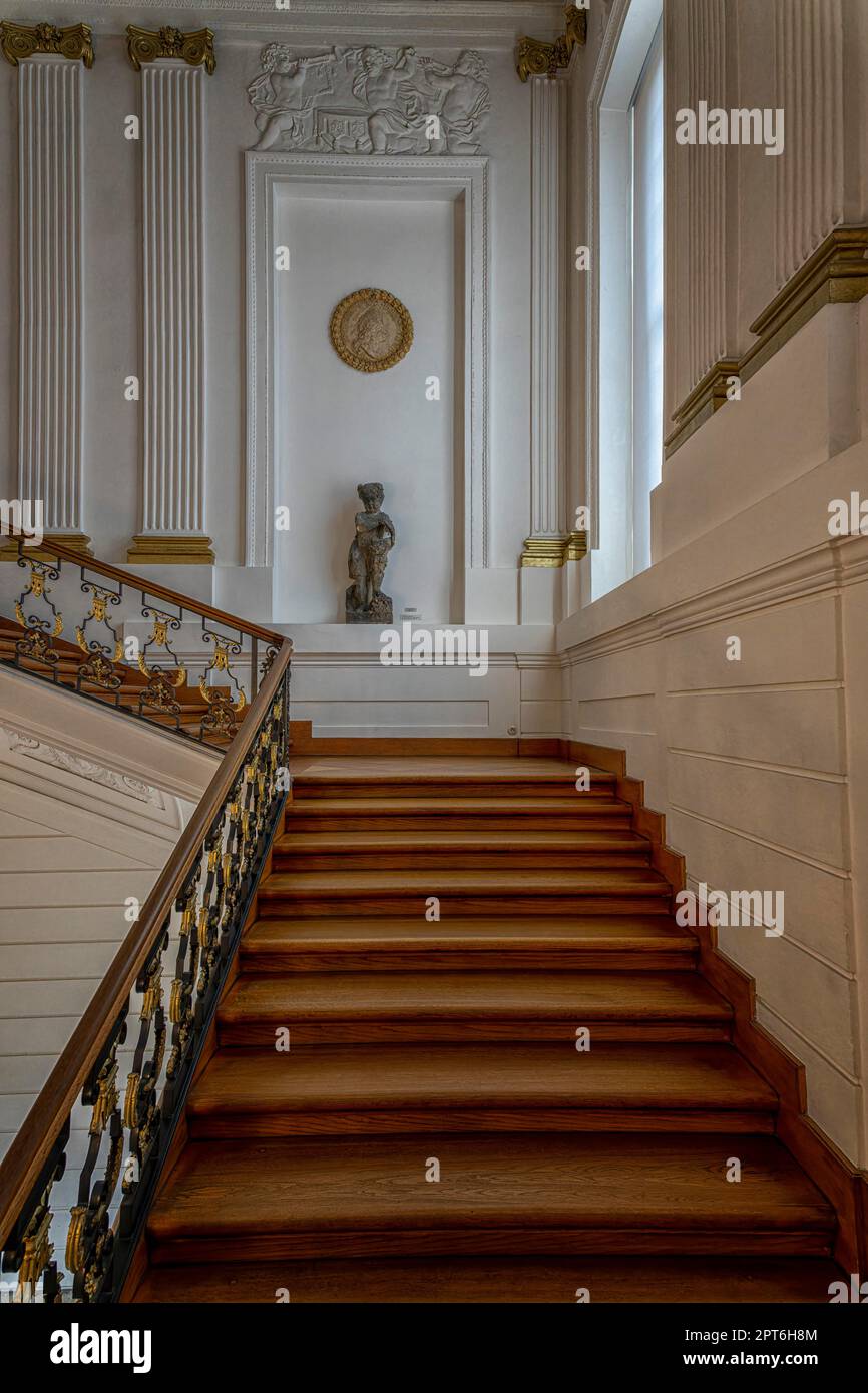 Staircase in the Old Palace, Charlottenburg Palace, Berlin, Germany ...