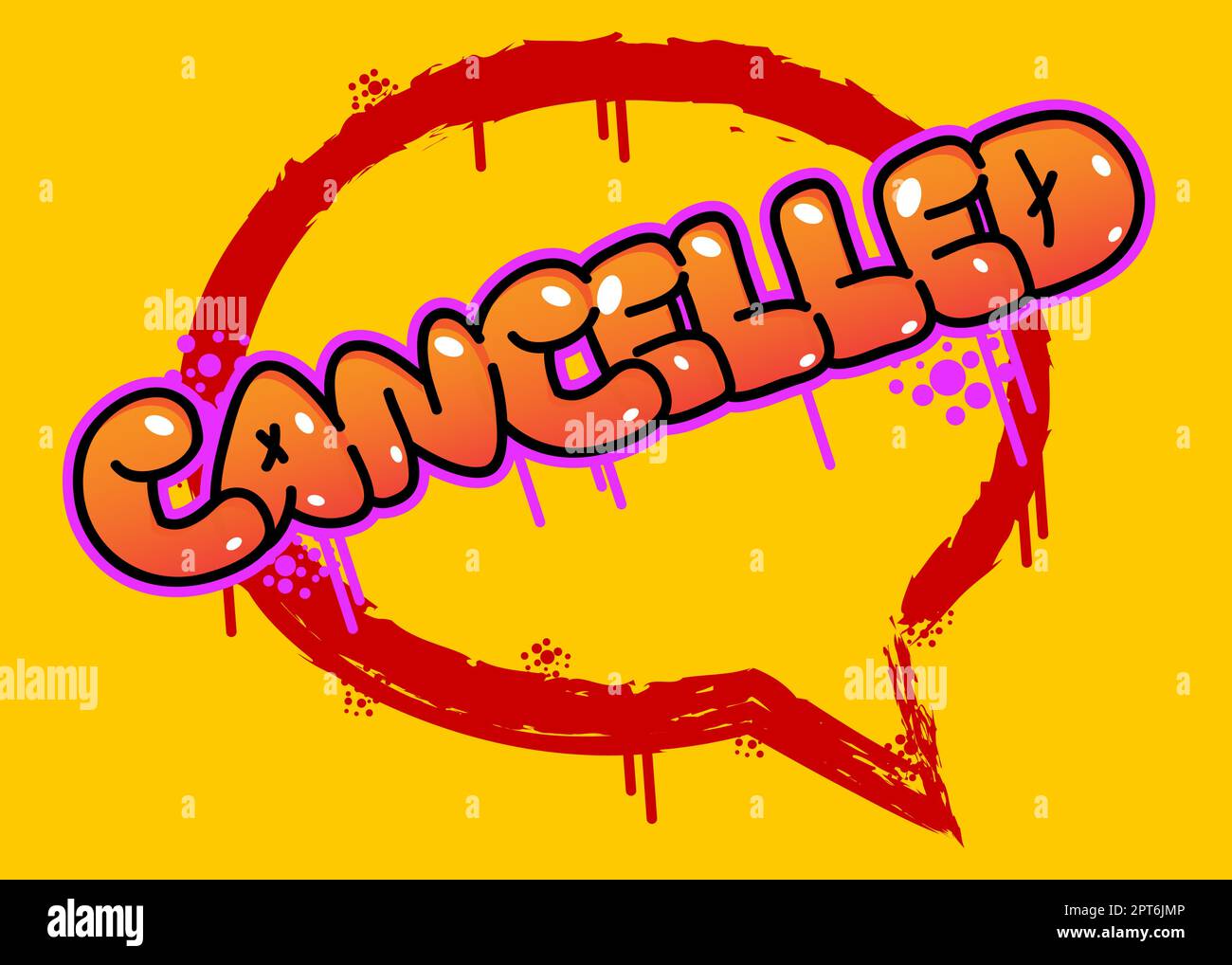 Graffiti closed Stock Vector Images - Alamy