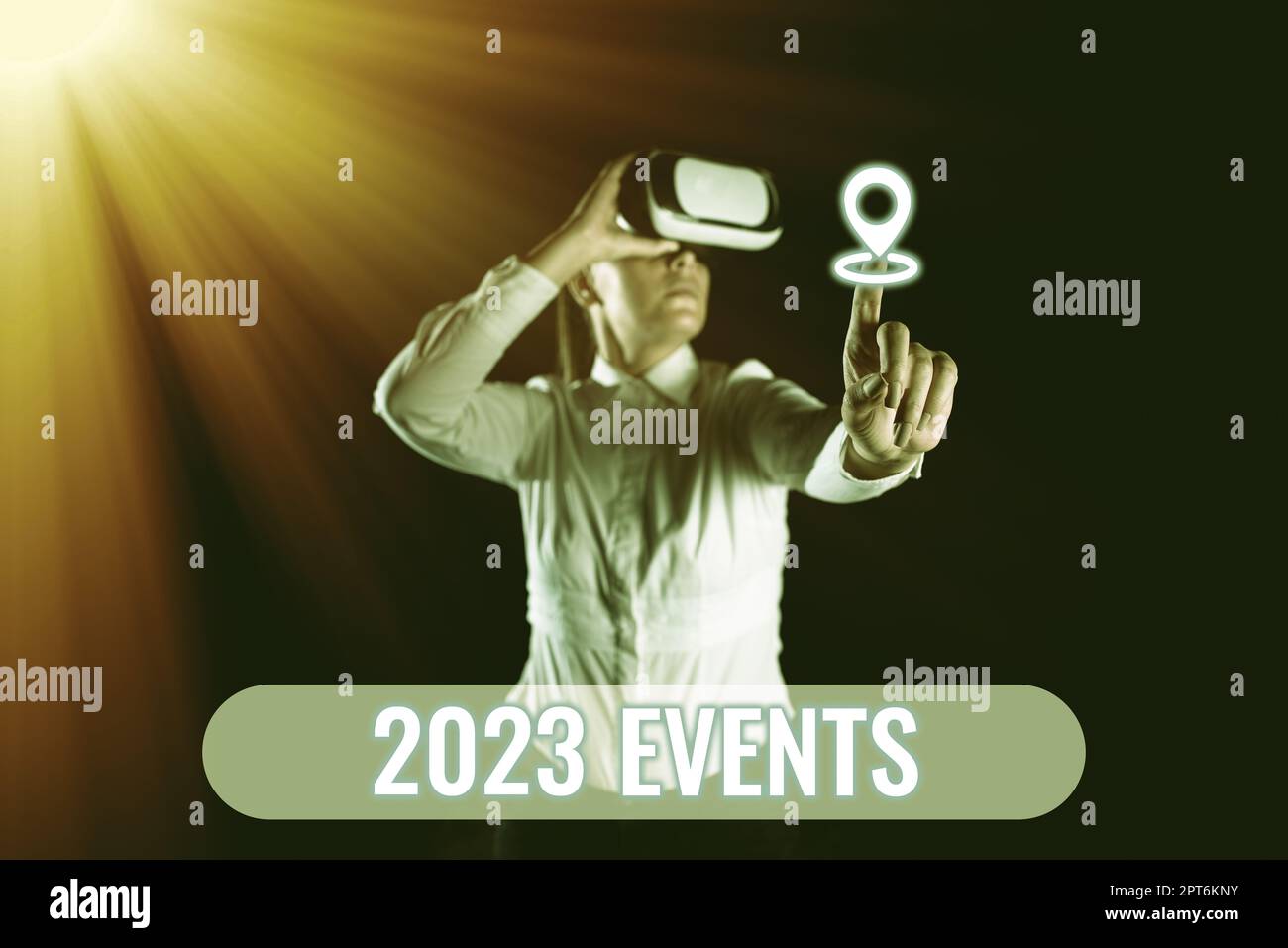 Writing displaying text 2023 Events, Business overview New year ...