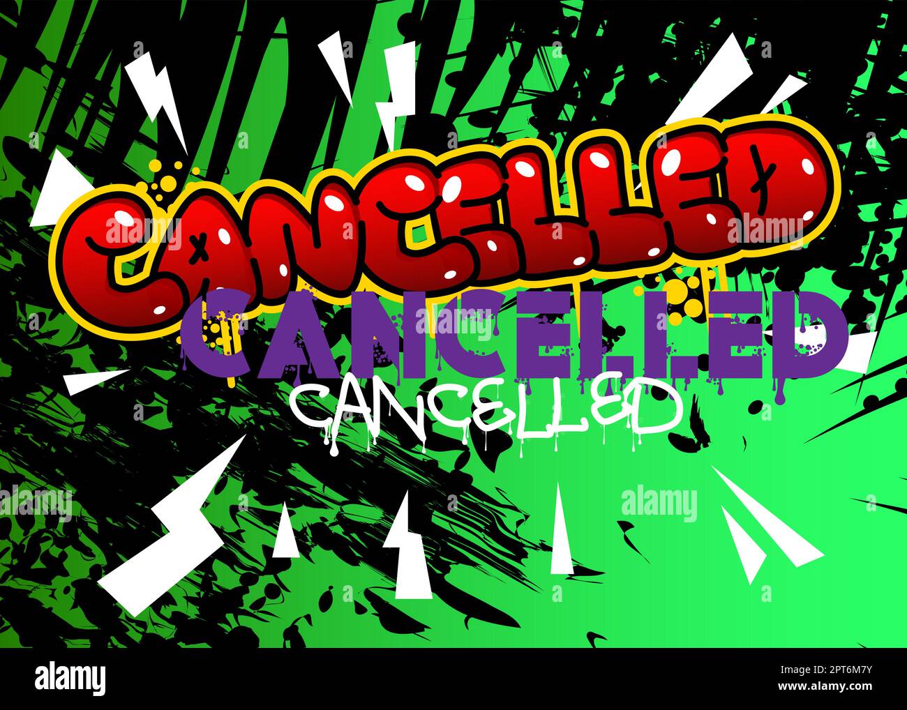 Graffiti closed Stock Vector Images - Alamy