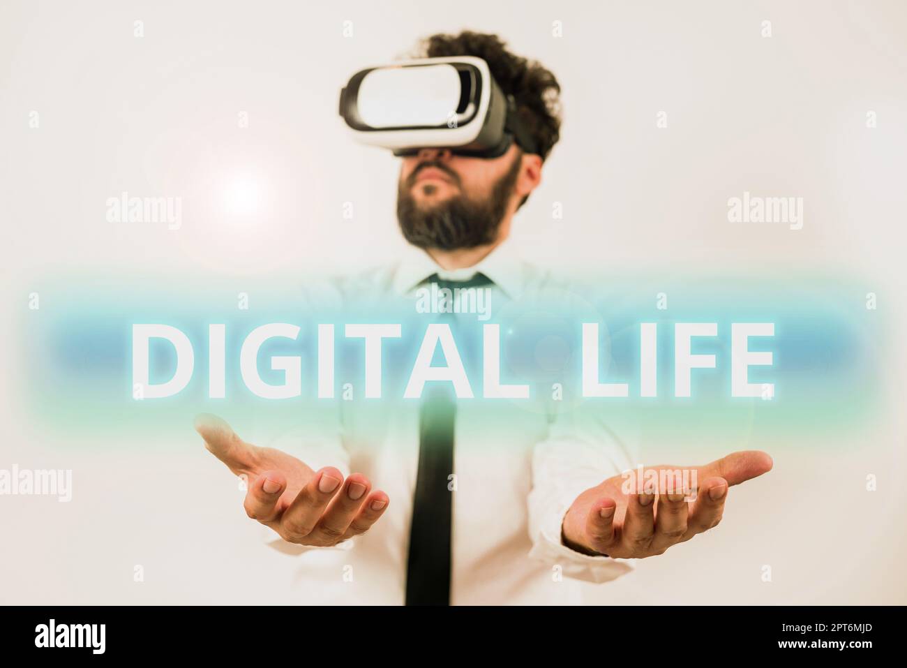 Writing displaying text Digital Life, Word Written on Living in a world ...