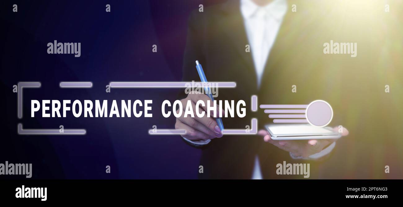 Inspiration showing sign Performance Coaching, Internet Concept ...