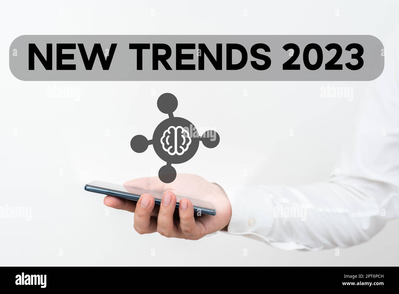 Inspiration showing sign New Trends 2023, Word Written on general ...