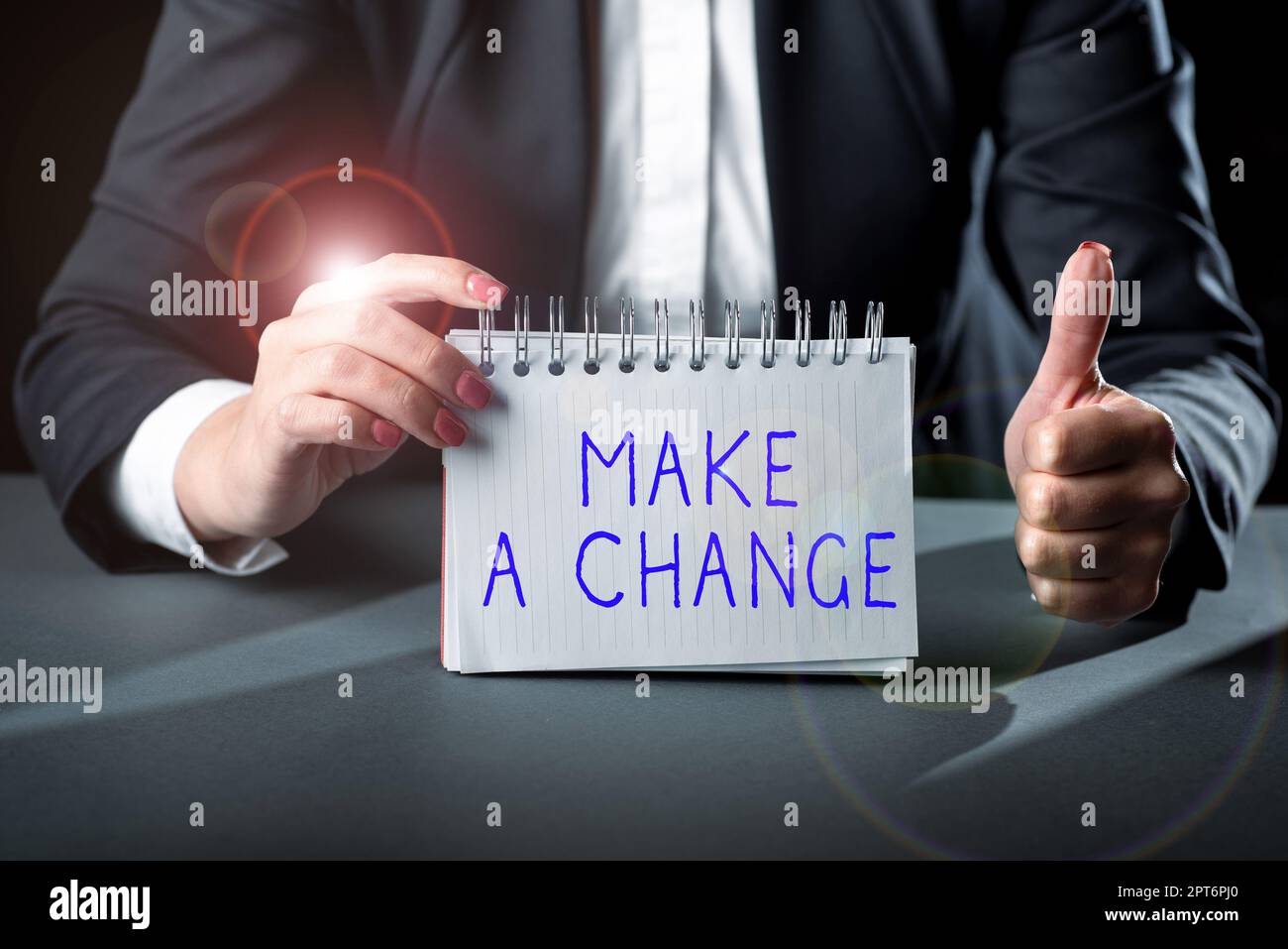 Conceptual caption Make A Change, Word Written on Create a Difference ...